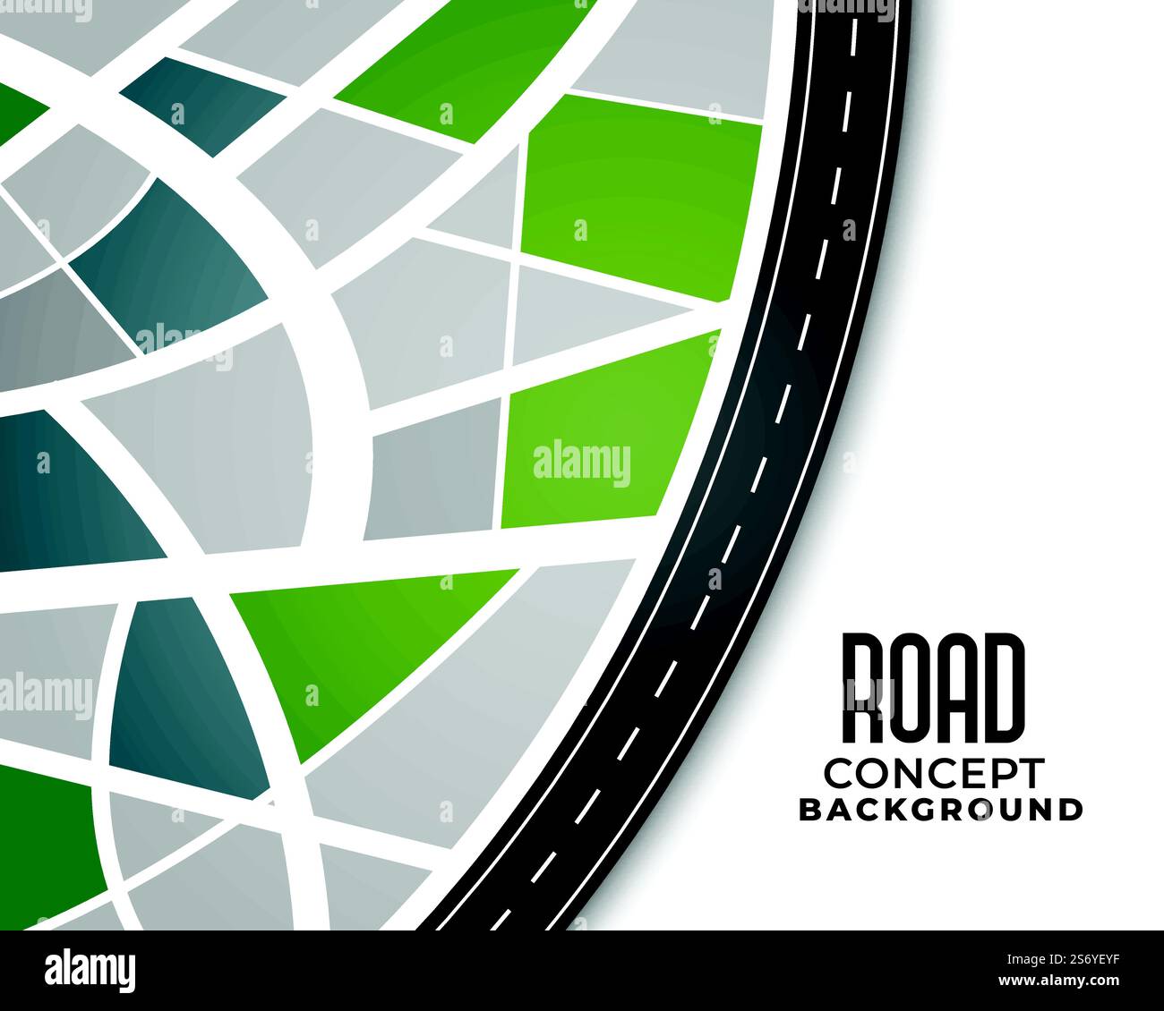 journey route pathway road map background design Stock Vector Image ...