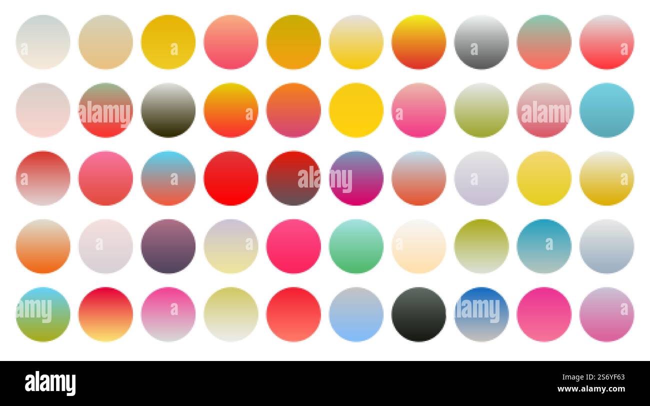 big set of vibrant colorful gradient Stock Vector Image & Art - Alamy