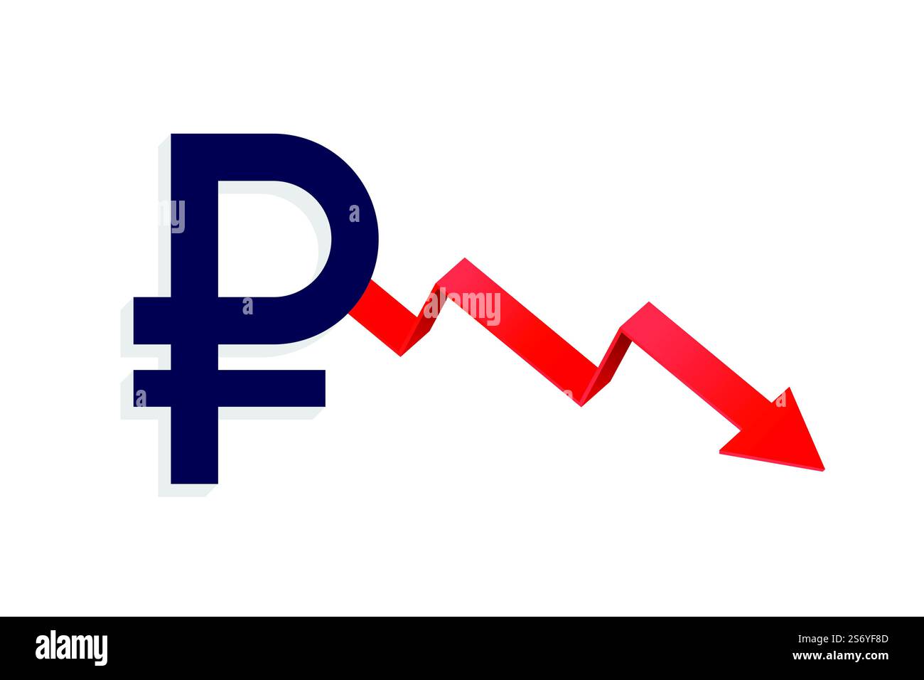 Russian economy collapse Cut Out Stock Images & Pictures - Alamy