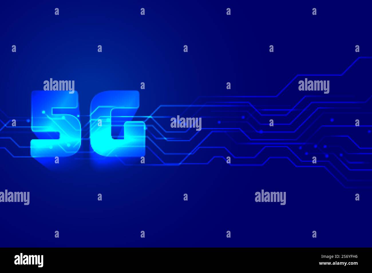 5g digital fast speed technology background Stock Vector Image & Art ...