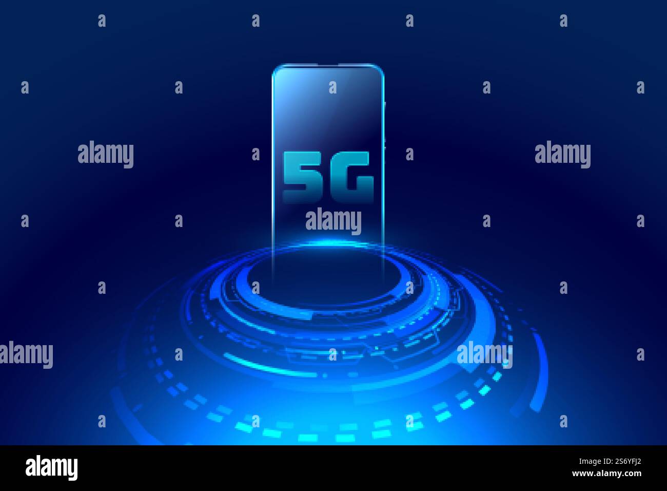 5g digital futuristic mobile technology concept design background Stock ...