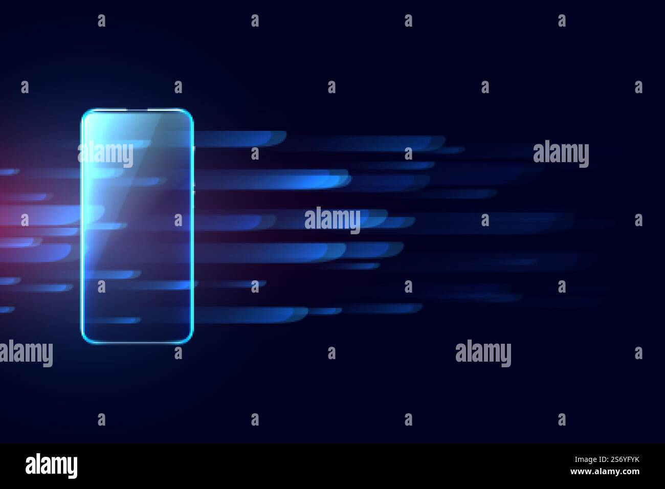 digital mobile futuristic technology concept background Stock Vector ...