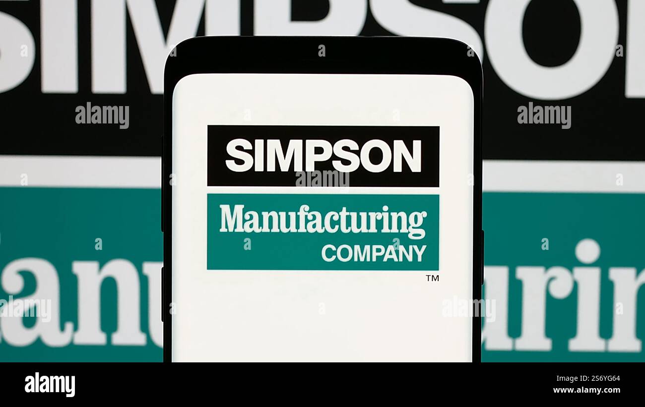 Simpson manufacturing logo hi-res stock photography and images - Alamy