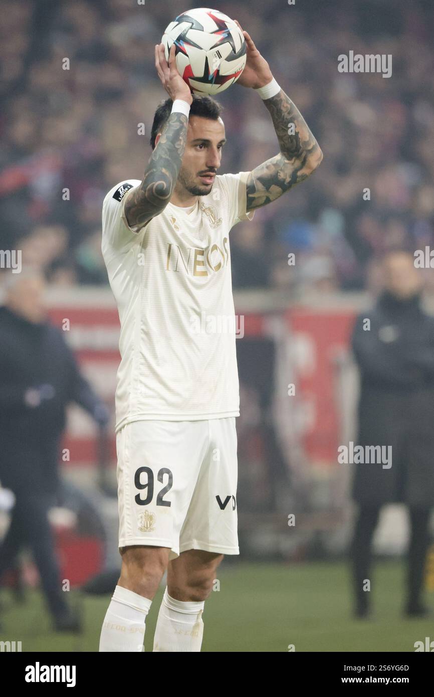 Jonathan Clauss of Nice during the French championship Ligue 1 football ...