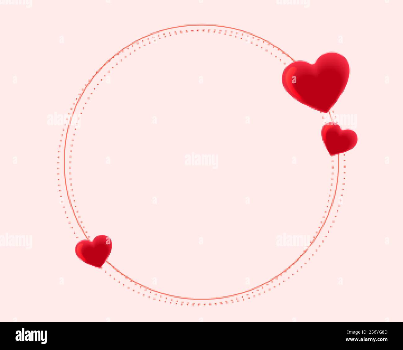 nice hearts frame for valentines day Stock Vector Image & Art - Alamy