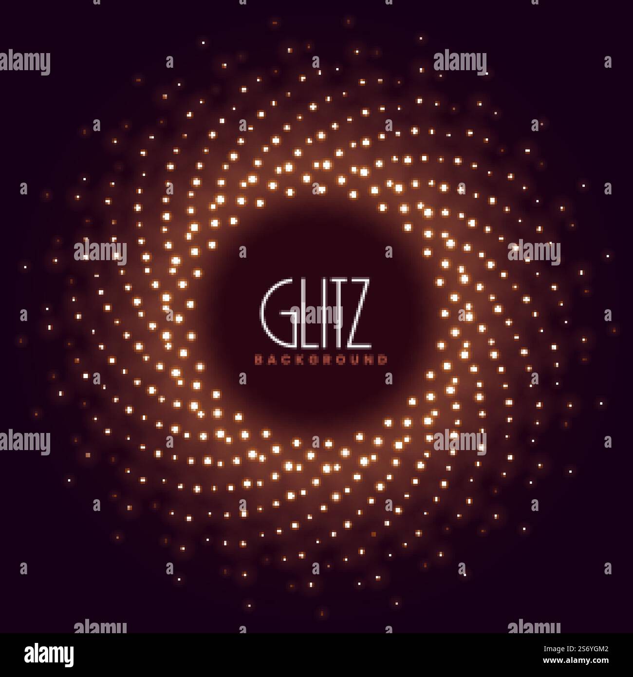 sparkles swirl frame circular background Stock Vector Image & Art - Alamy