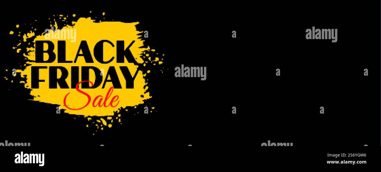 Business ad wide banner Stock Vector Images - Alamy