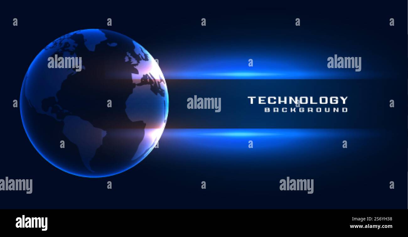 technology global eath concept background Stock Vector Image & Art - Alamy
