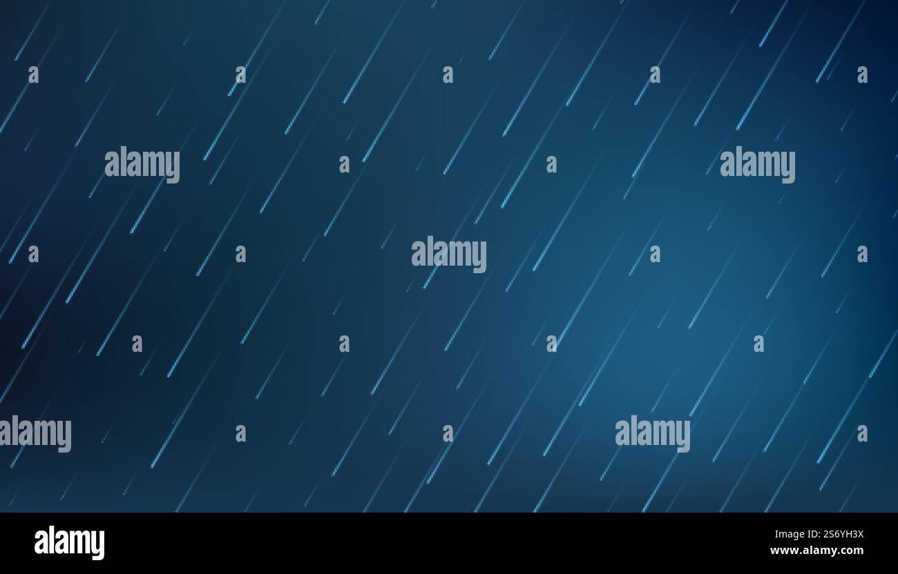 falling water drops rainfall background Stock Vector Image & Art - Alamy