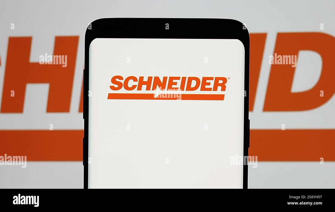 Germany. 07th Jan, 2025. In this photo illustration, a mobile phone ...