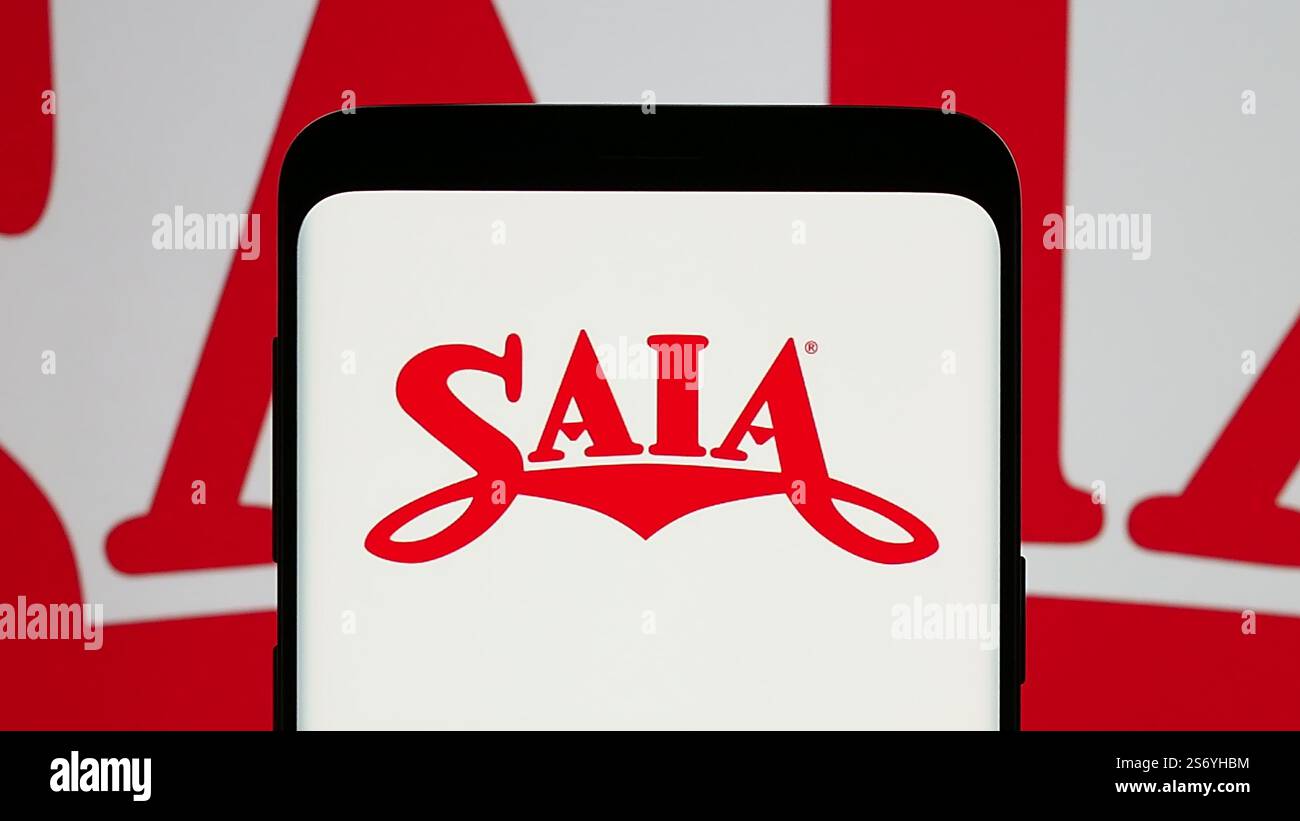 Germany. 07th Jan, 2025. In this photo illustration, a mobile phone ...