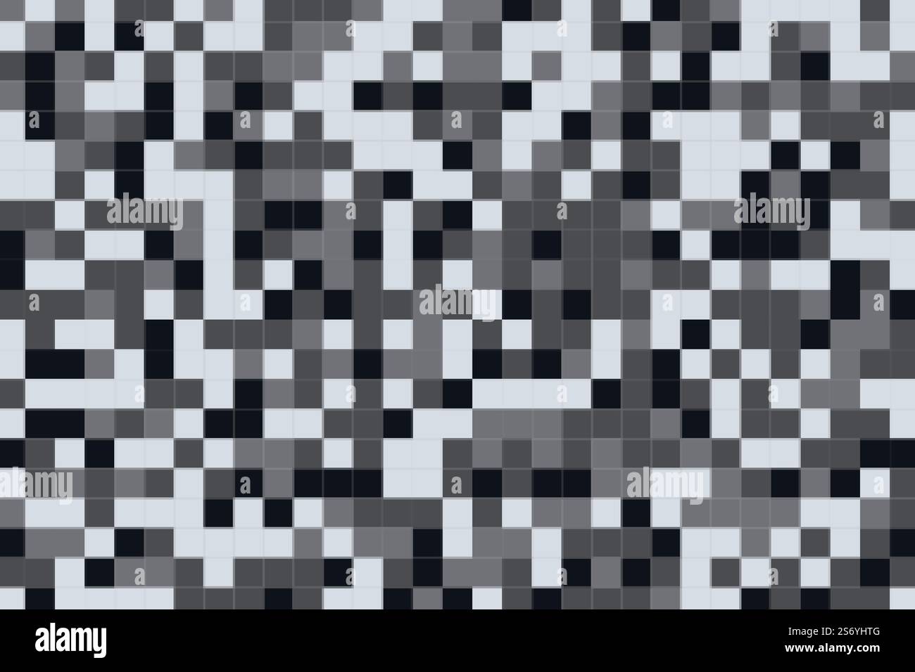 camouflage pattern texture in pixel gray shades background Stock Vector ...