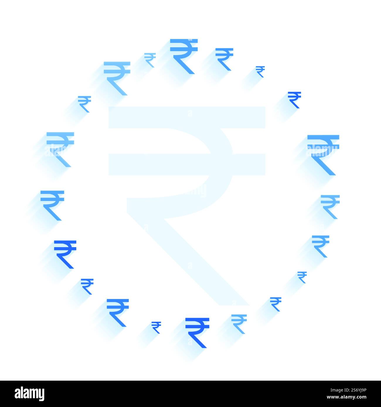 indian rupee symbol frame background Stock Vector Image & Art - Alamy