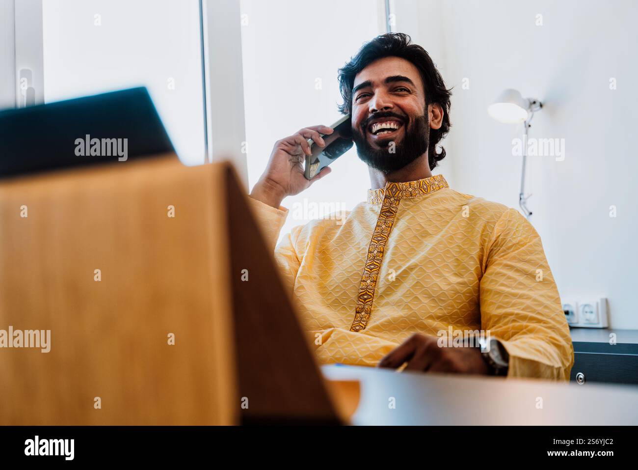 Pakistani Business man in the office. Young business man with ...
