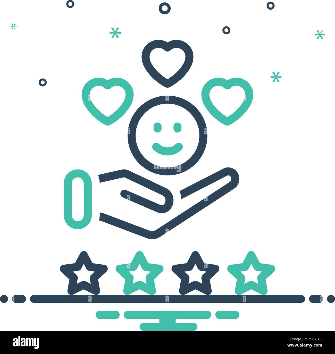 Icon for satisfaction, emoji Stock Vector Image & Art - Alamy