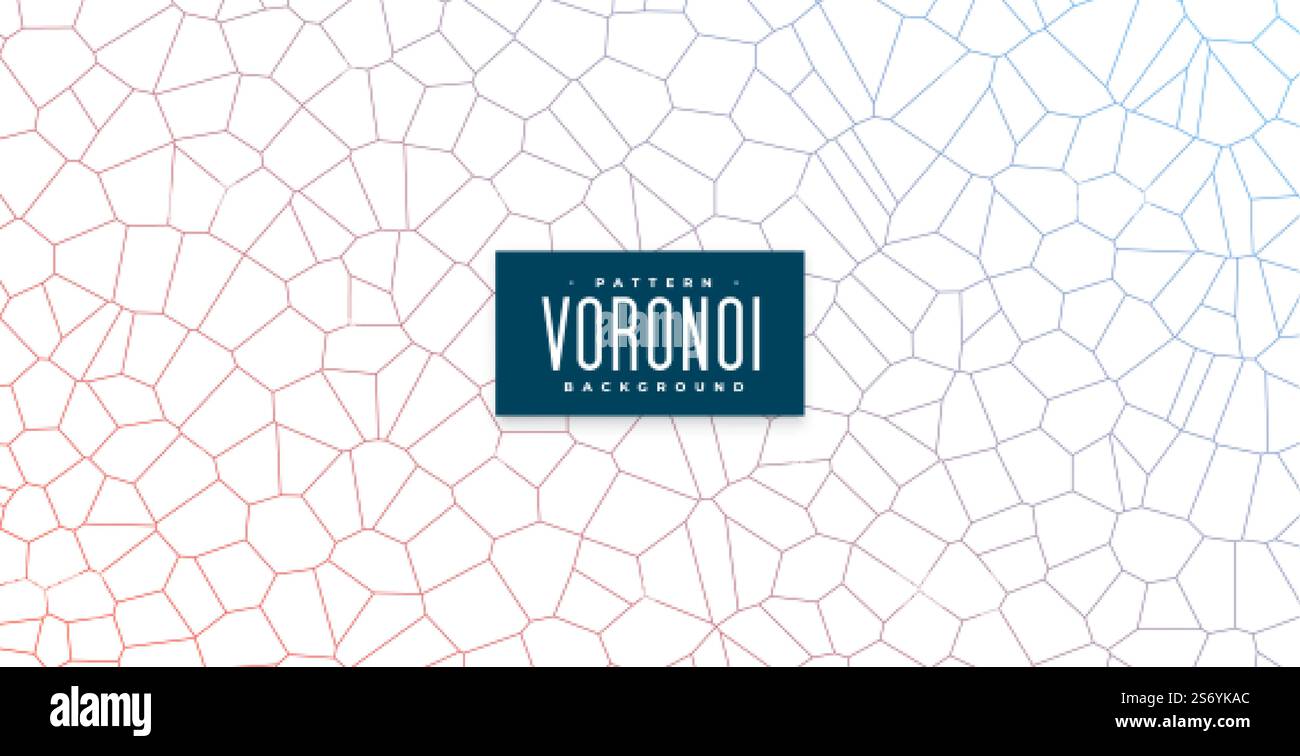 Voronoi Pattern Lines Grid Mesh Background Stock Vector Image And Art Alamy