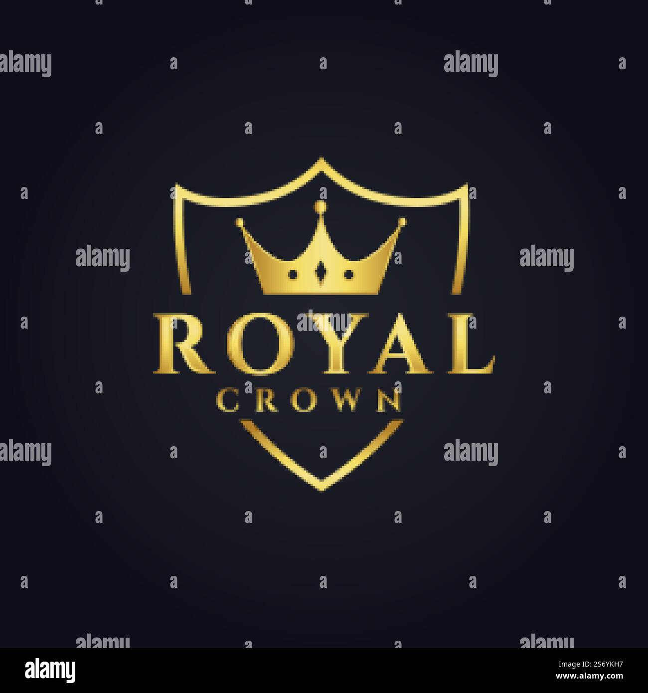 Ornate crown design hi-res stock photography and images - Alamy
