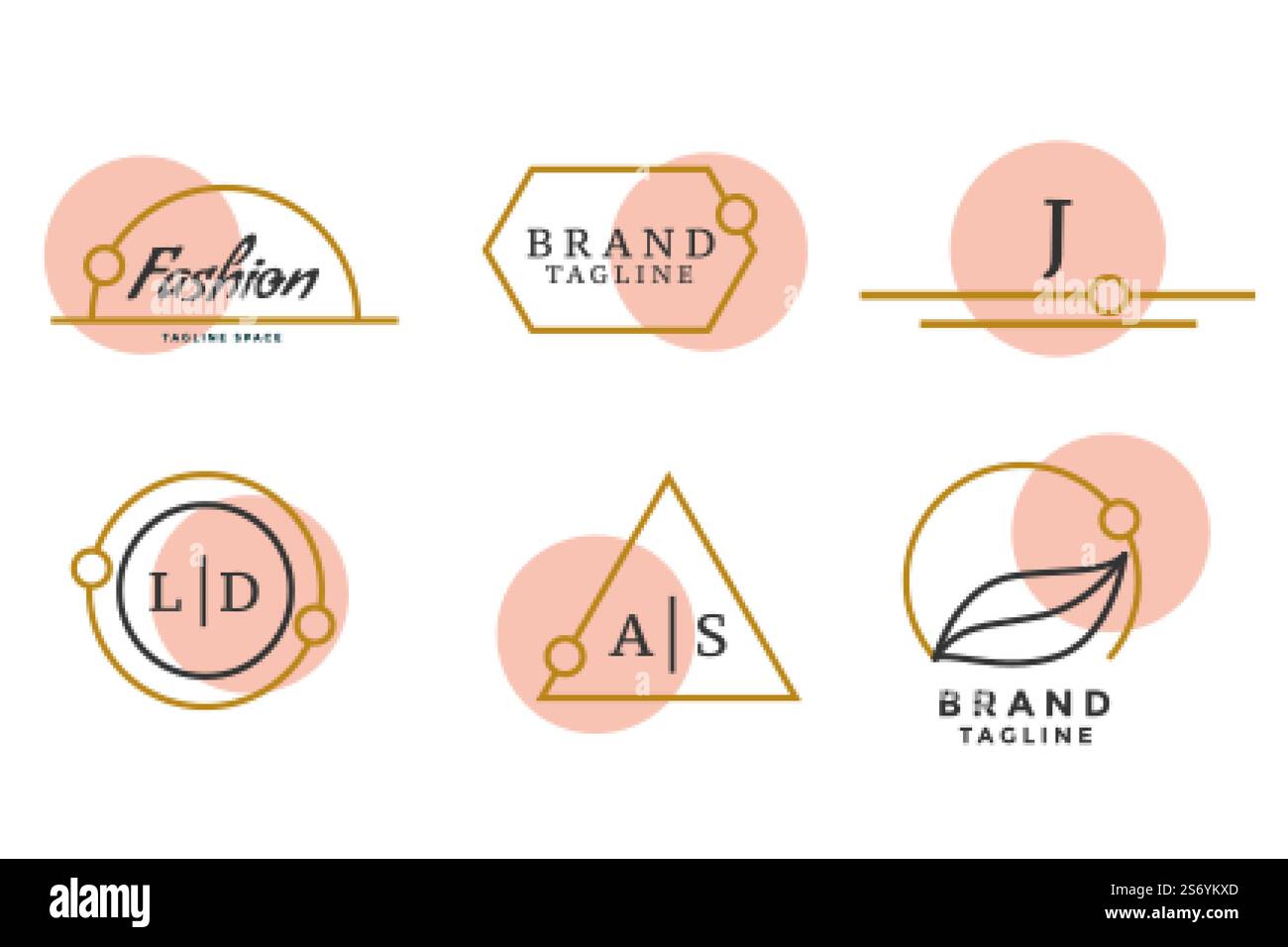 Beauty brand logos Stock Vector Images - Alamy