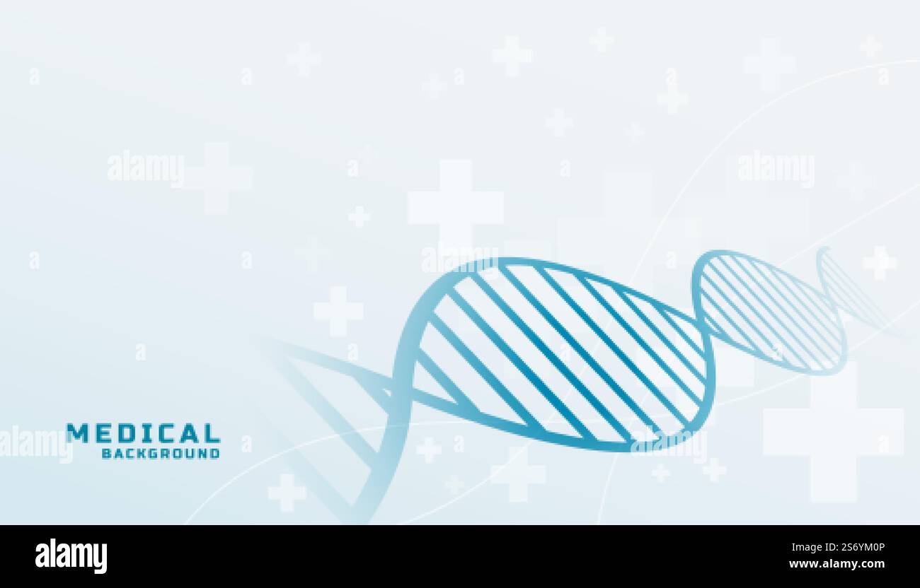 medical background with dna shape Stock Vector Image & Art - Alamy