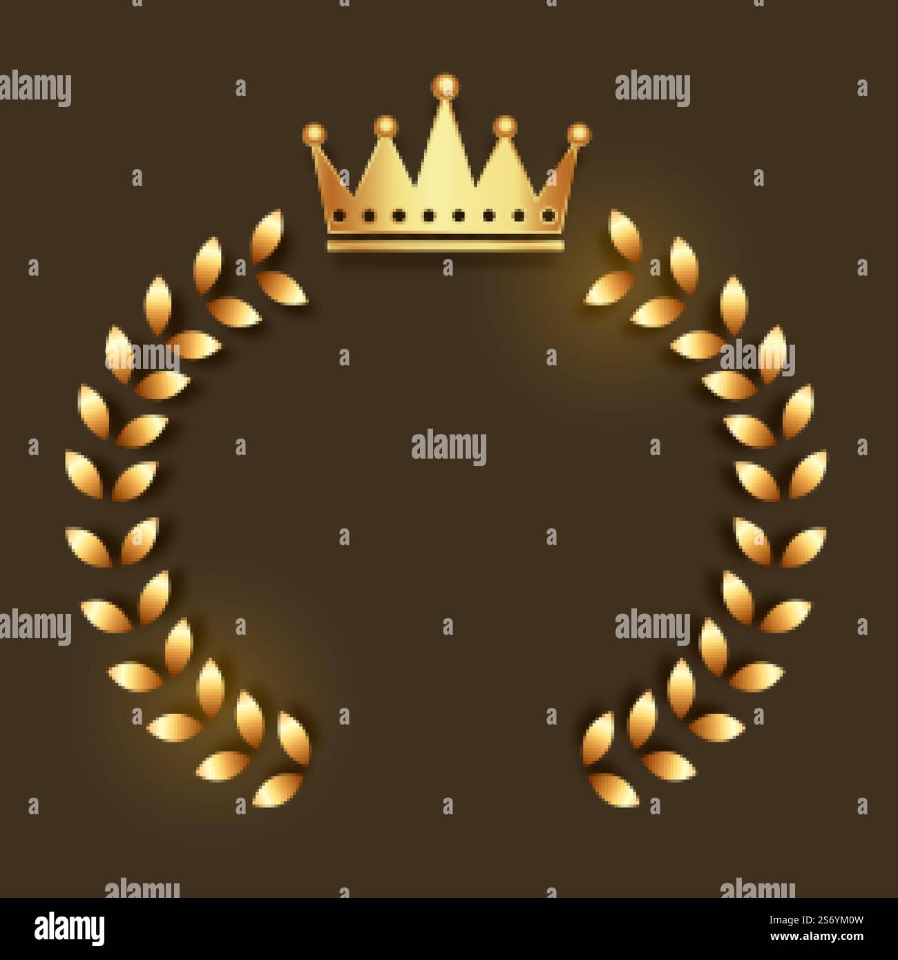 Ornamental golden crown hi-res stock photography and images - Alamy