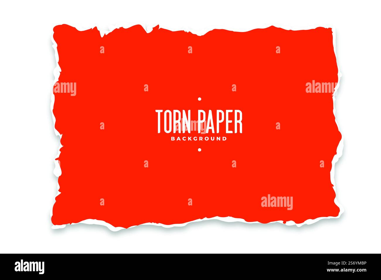 orange red torn paper from all sides Stock Vector Image & Art - Alamy