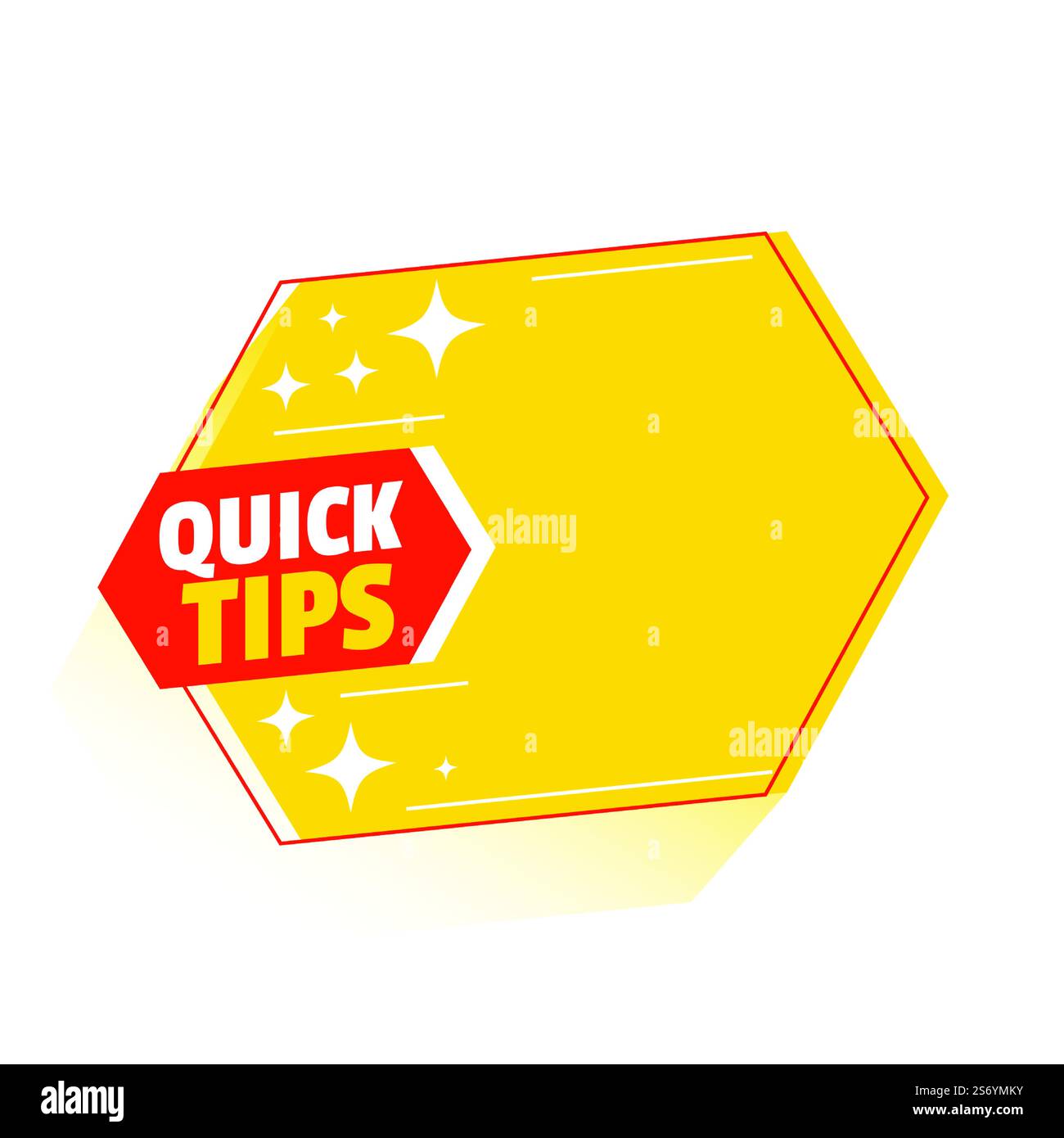 Quick helpful tips advice on white background Stock Vector Image & Art ...