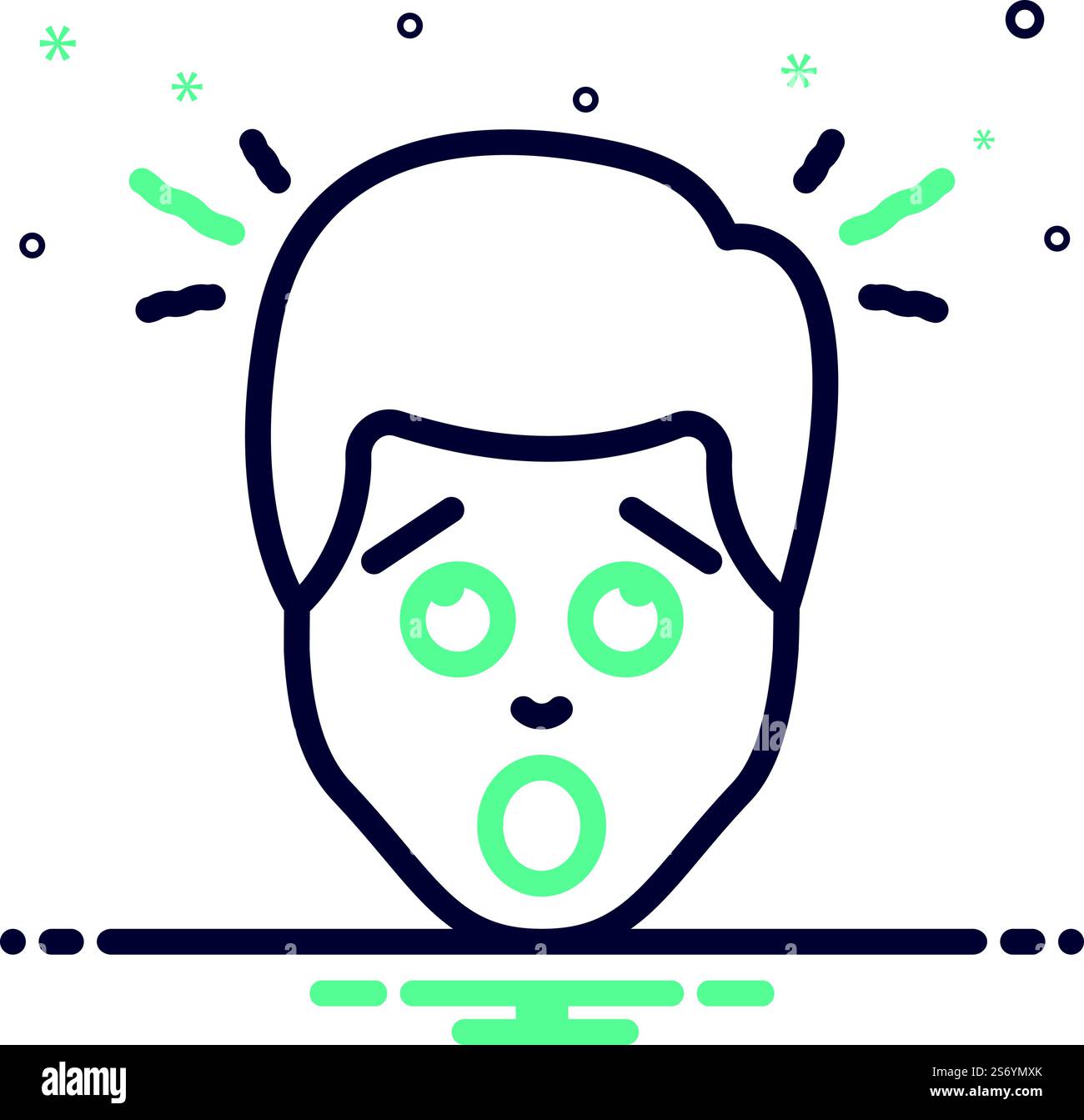 Icon for shocked, stunned Stock Vector Image & Art - Alamy