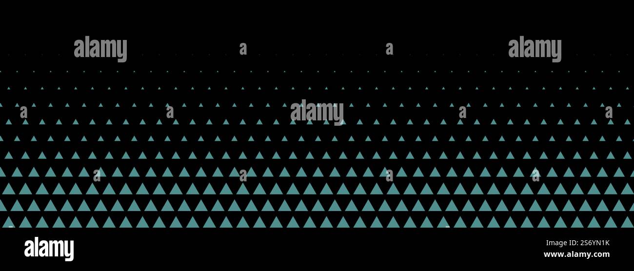 triangle halftone pattern banner design Stock Vector Image & Art - Alamy