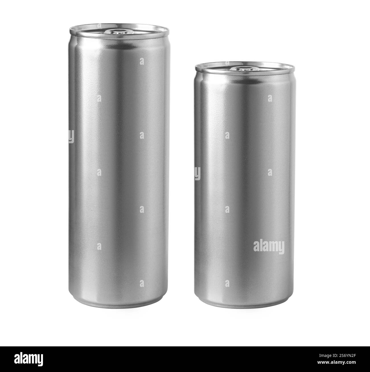 Set of Aluminum slim cans isolated on white background Stock Photo - Alamy