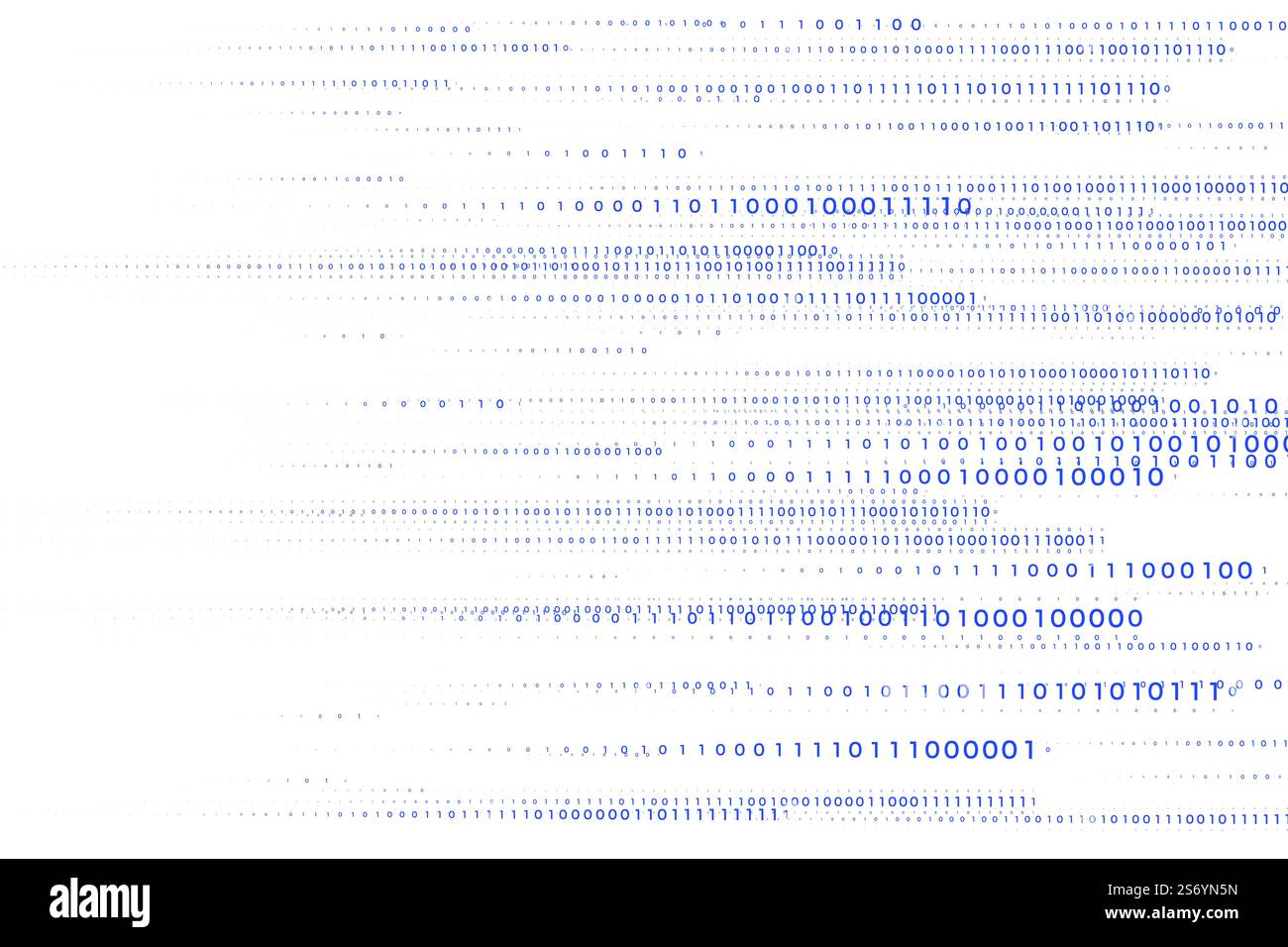Falling binary code digits hi-res stock photography and images - Alamy
