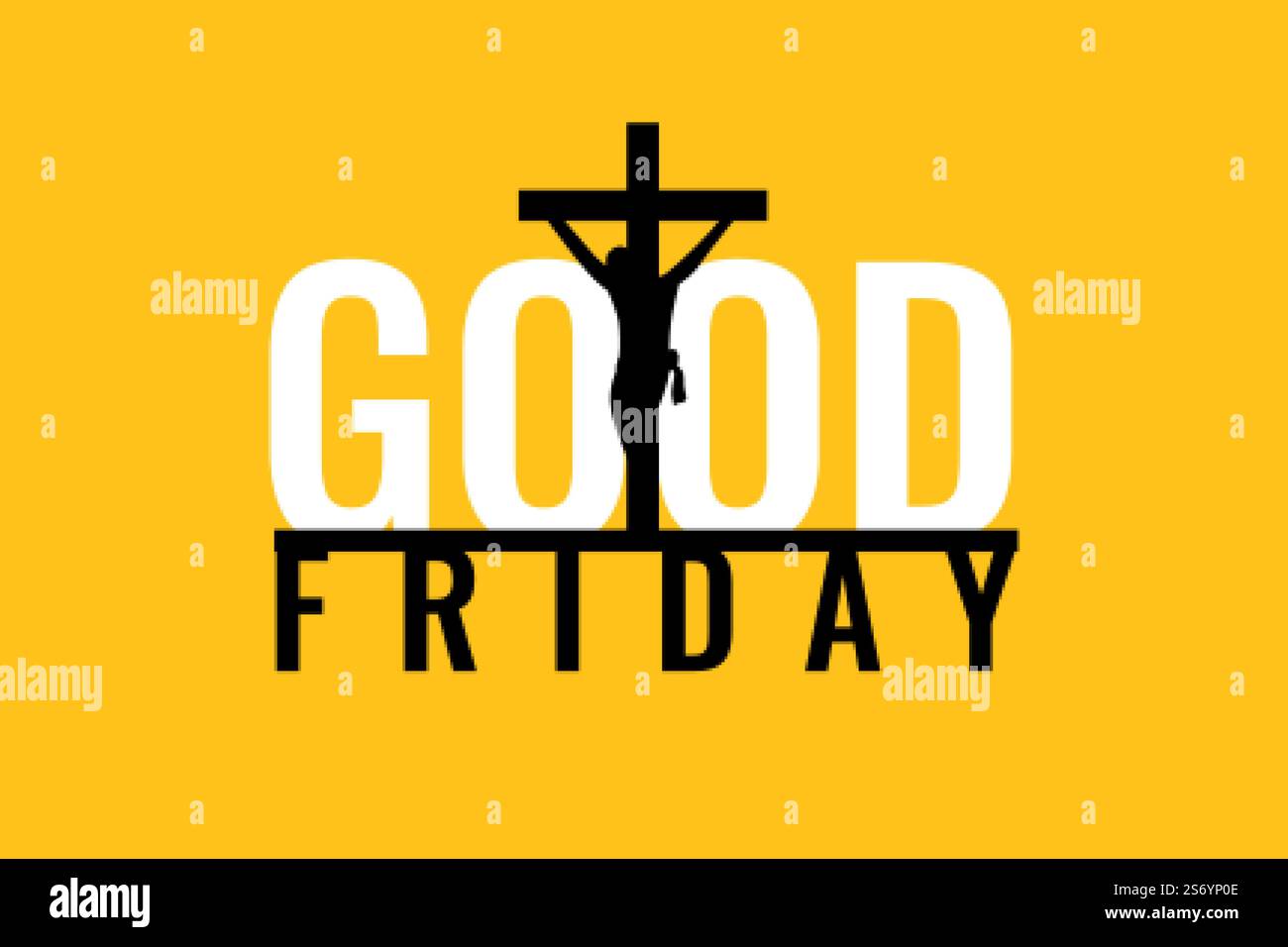 flat style good friday holy week poster design Stock Vector Image & Art ...