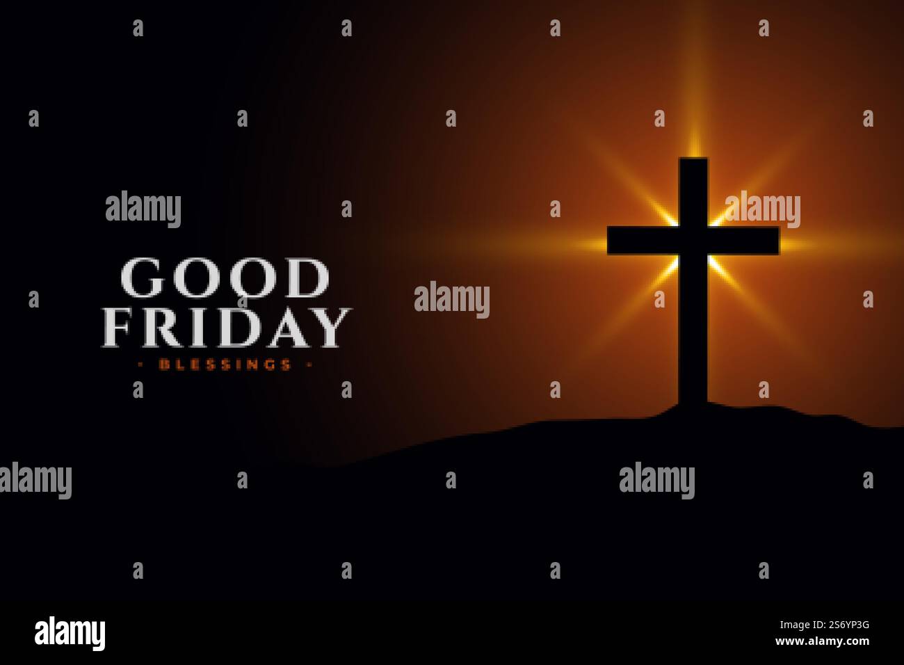 good friday holy background with cross Stock Vector Image & Art - Alamy