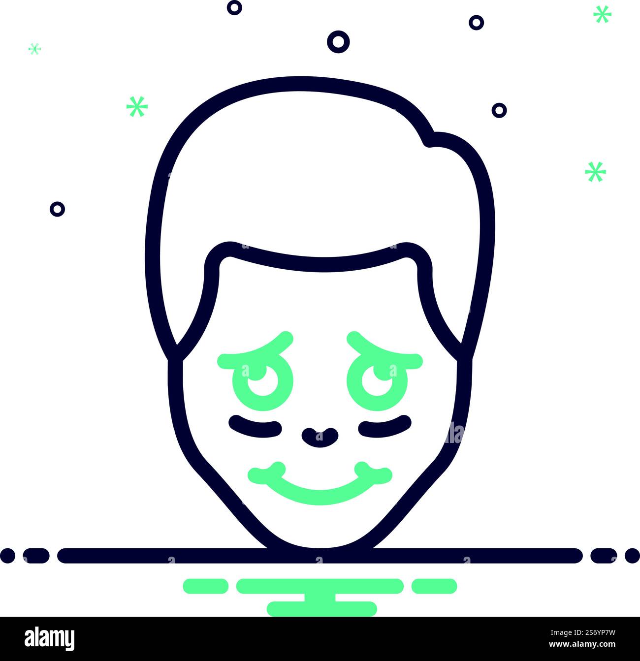 Icon for shy, shamefaced Stock Vector Image & Art - Alamy