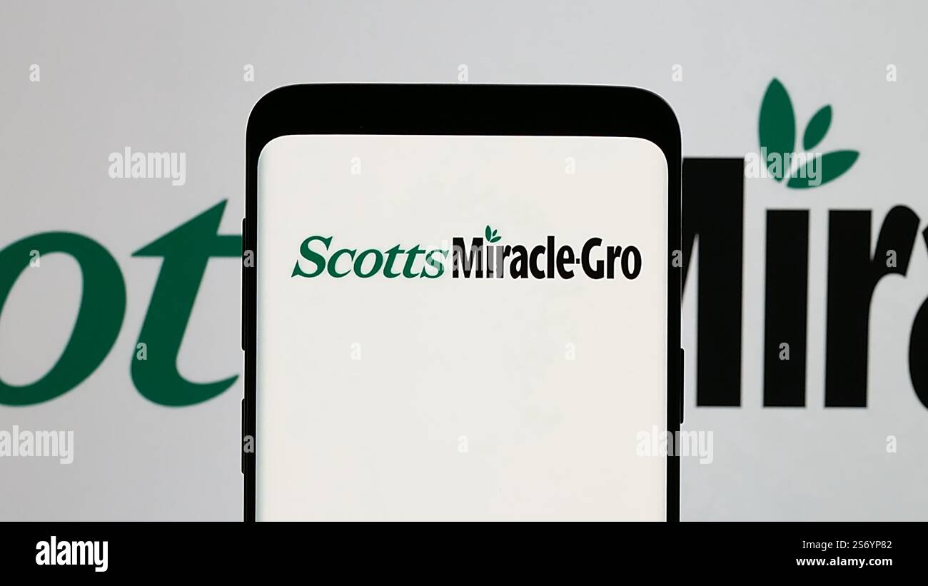 Germany. 7th Jan, 2025. In this photo illustration, a mobile phone with ...