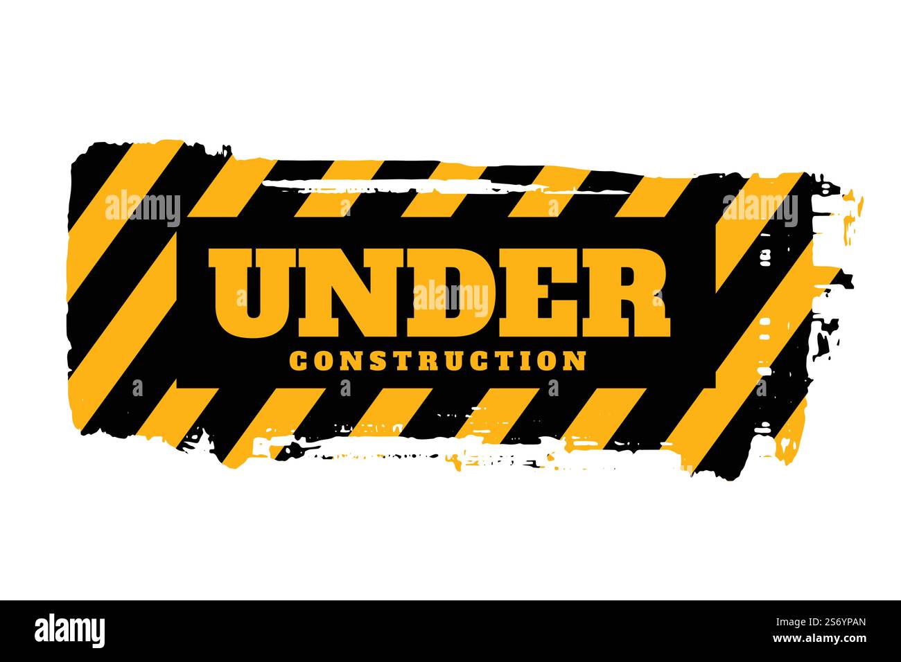 Work hazard stripes texture Cut Out Stock Images & Pictures - Alamy