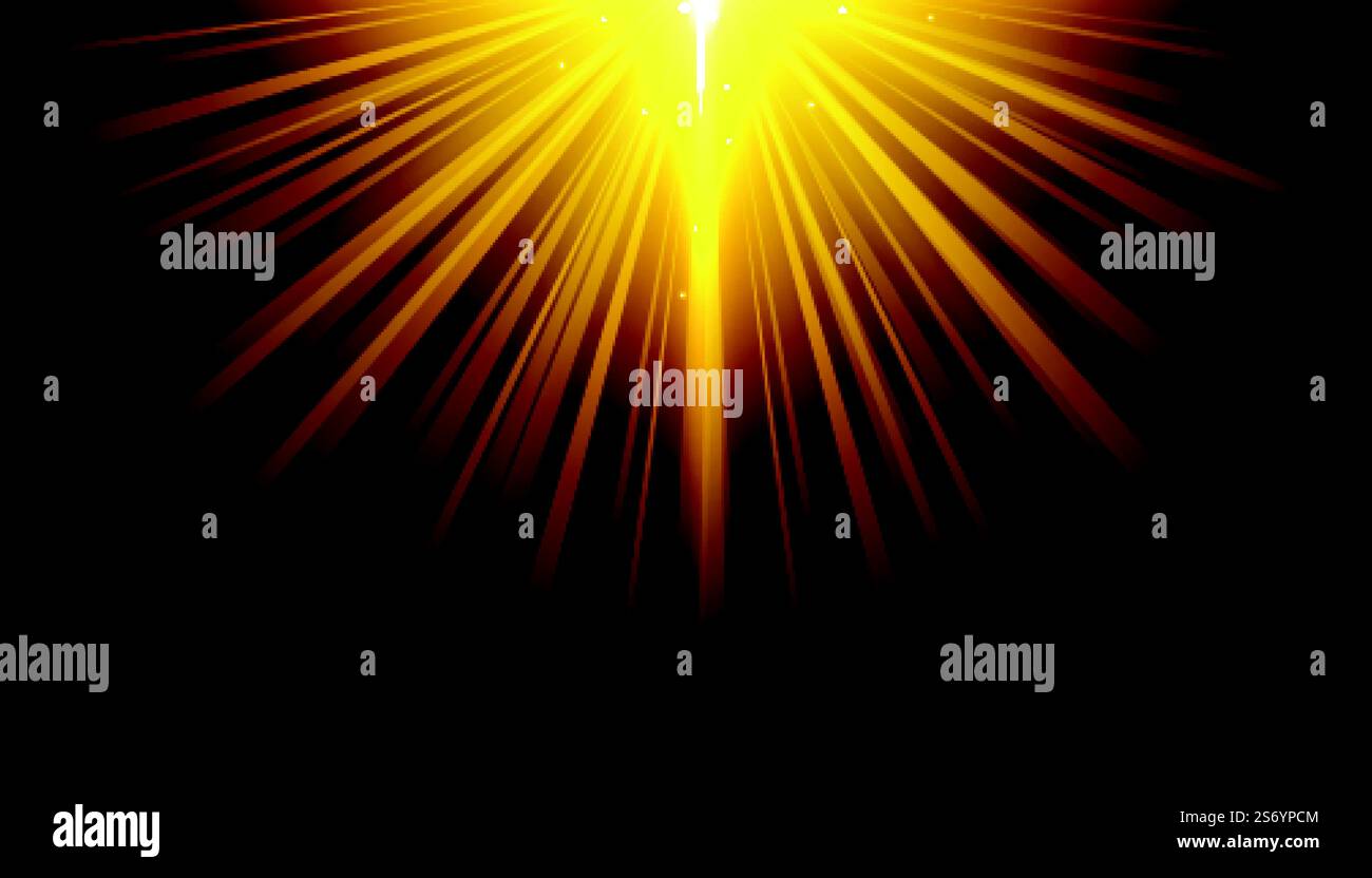 Black background with glowing light effect design Stock Vector Image ...