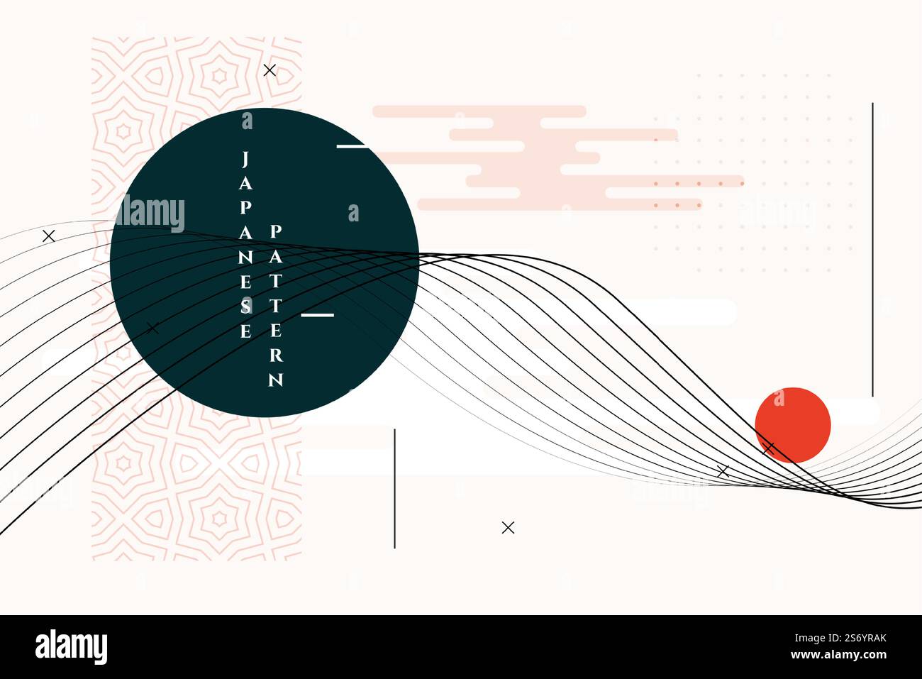 decorative asian japanese background design Stock Vector Image & Art ...