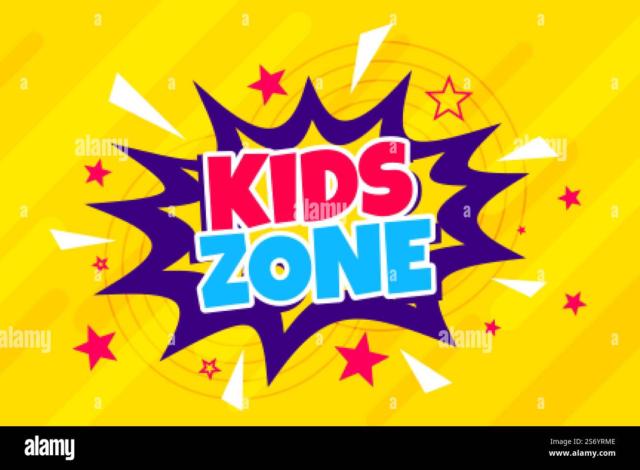 cartoon style kids zone background Stock Vector Image & Art - Alamy