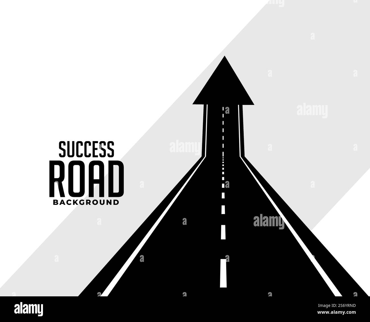 perspective road pathway with upward arrow Stock Vector Image & Art - Alamy