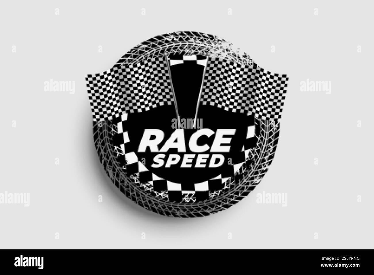speed background with racing flags Stock Vector Image & Art - Alamy