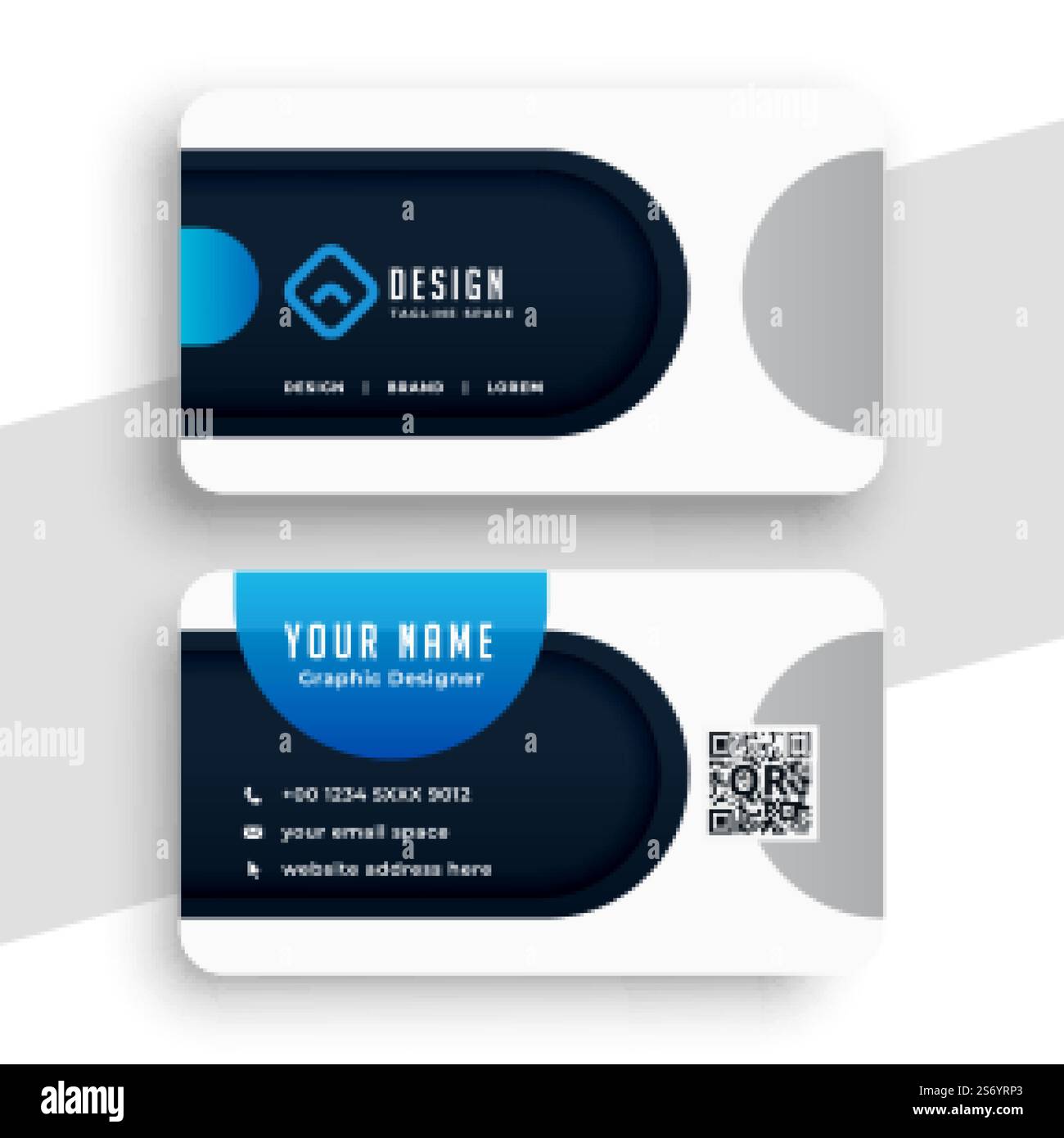 modern company business card template Stock Vector Image & Art - Alamy