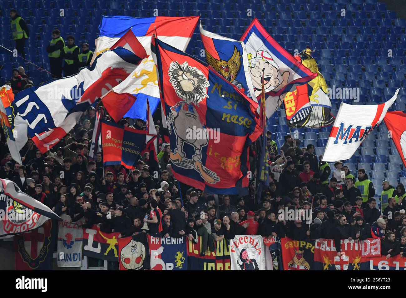 Genoa fans hi-res stock photography and images - Alamy