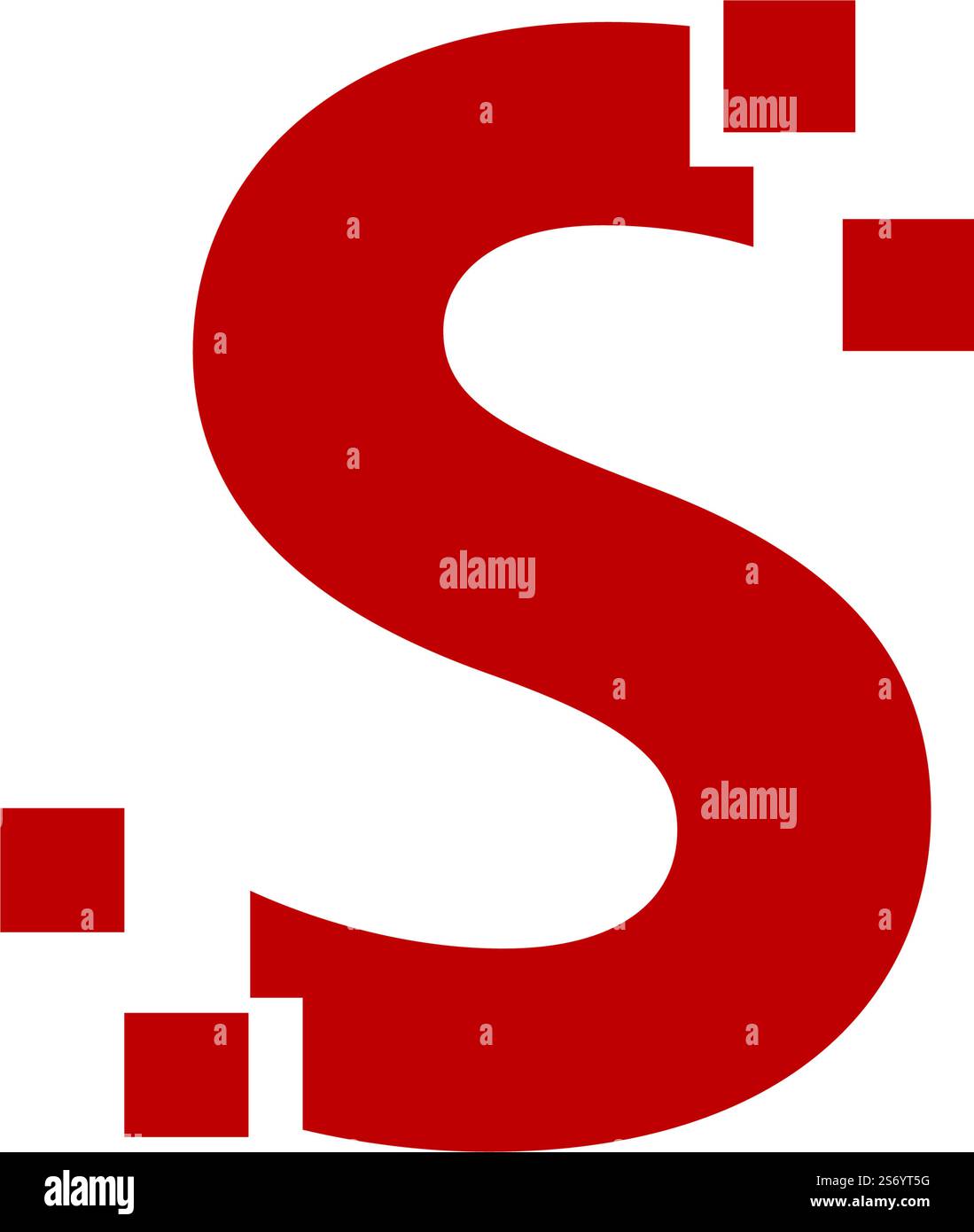 Modern S Initial, letter, alphabet font logo vector design Stock Vector ...