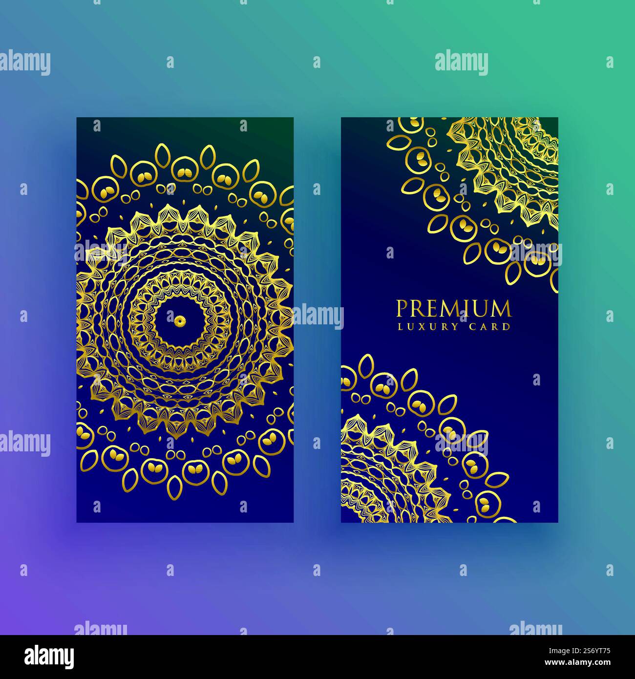 luxury mandala cards in golden theme Stock Vector Image & Art - Alamy