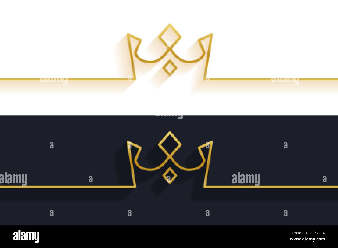 minimalist line crown concept background Stock Vector Image & Art - Alamy