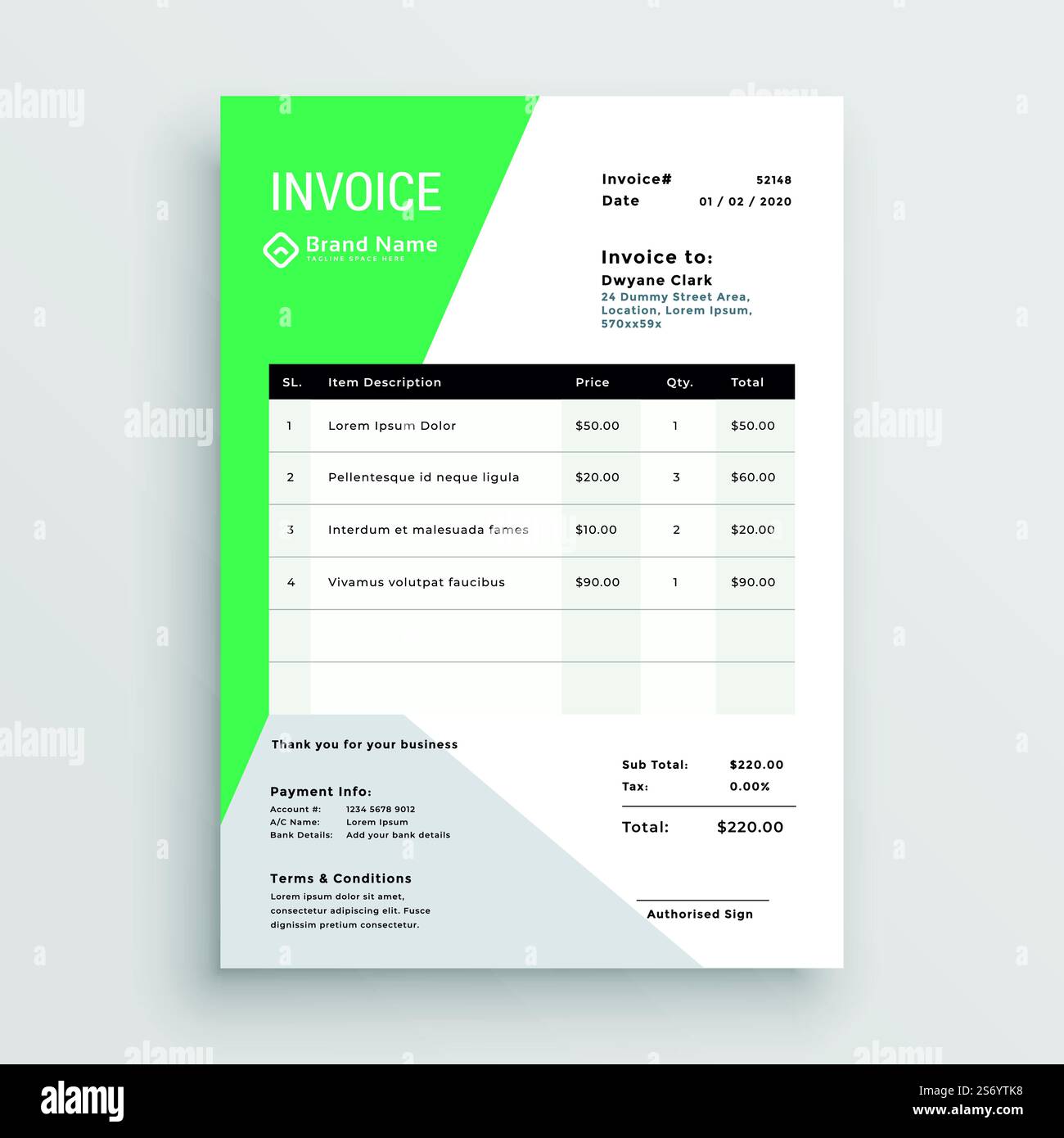 Creative price receipt hi-res stock photography and images - Alamy