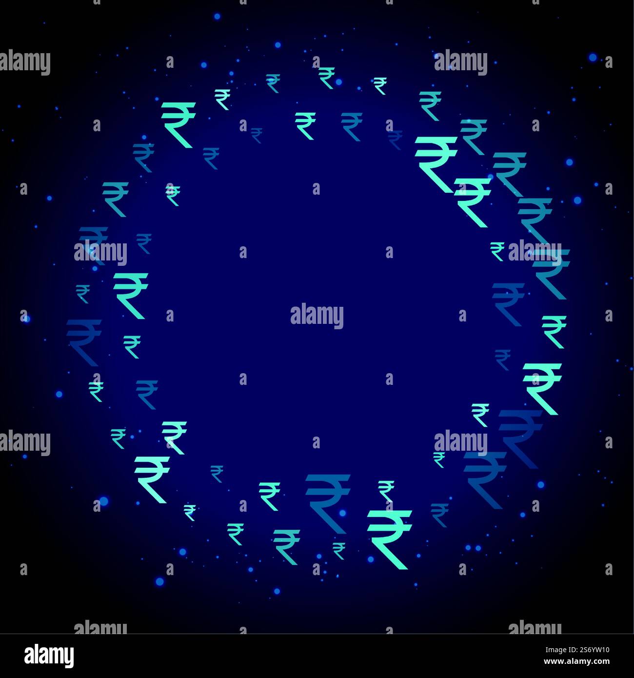 rupee symbol frame with text space Stock Vector Image & Art - Alamy