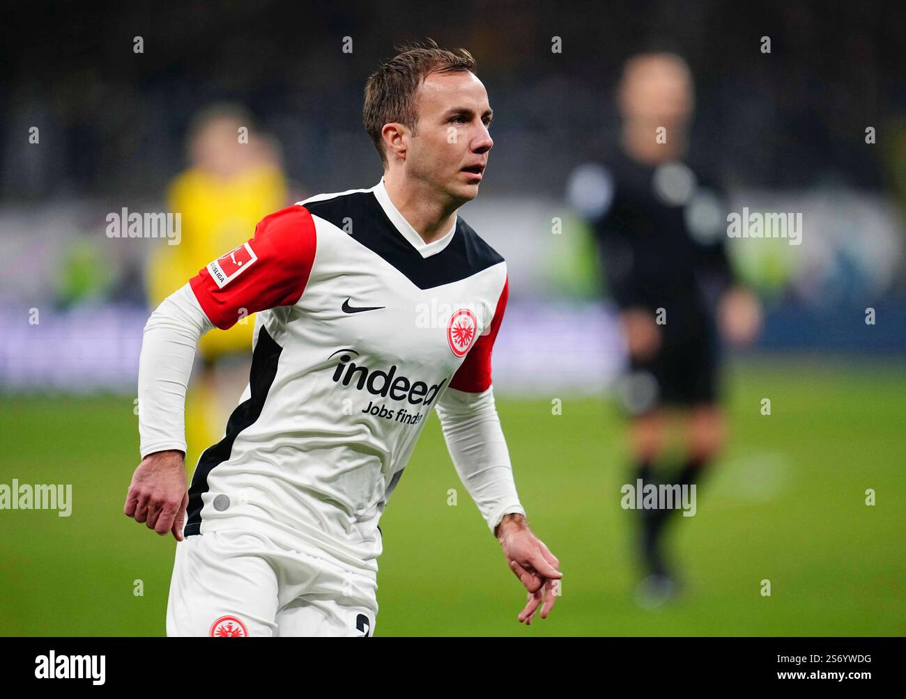 January 17 2025: Mario Gotze of Eintracht Frankfurt looks on during a 1 ...