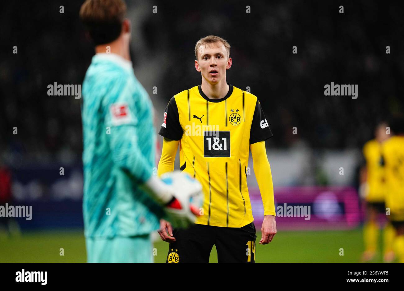 Deutsche Park, Frankfurt, Germany. 17th Jan, 2025. Maximilian Beier of ...