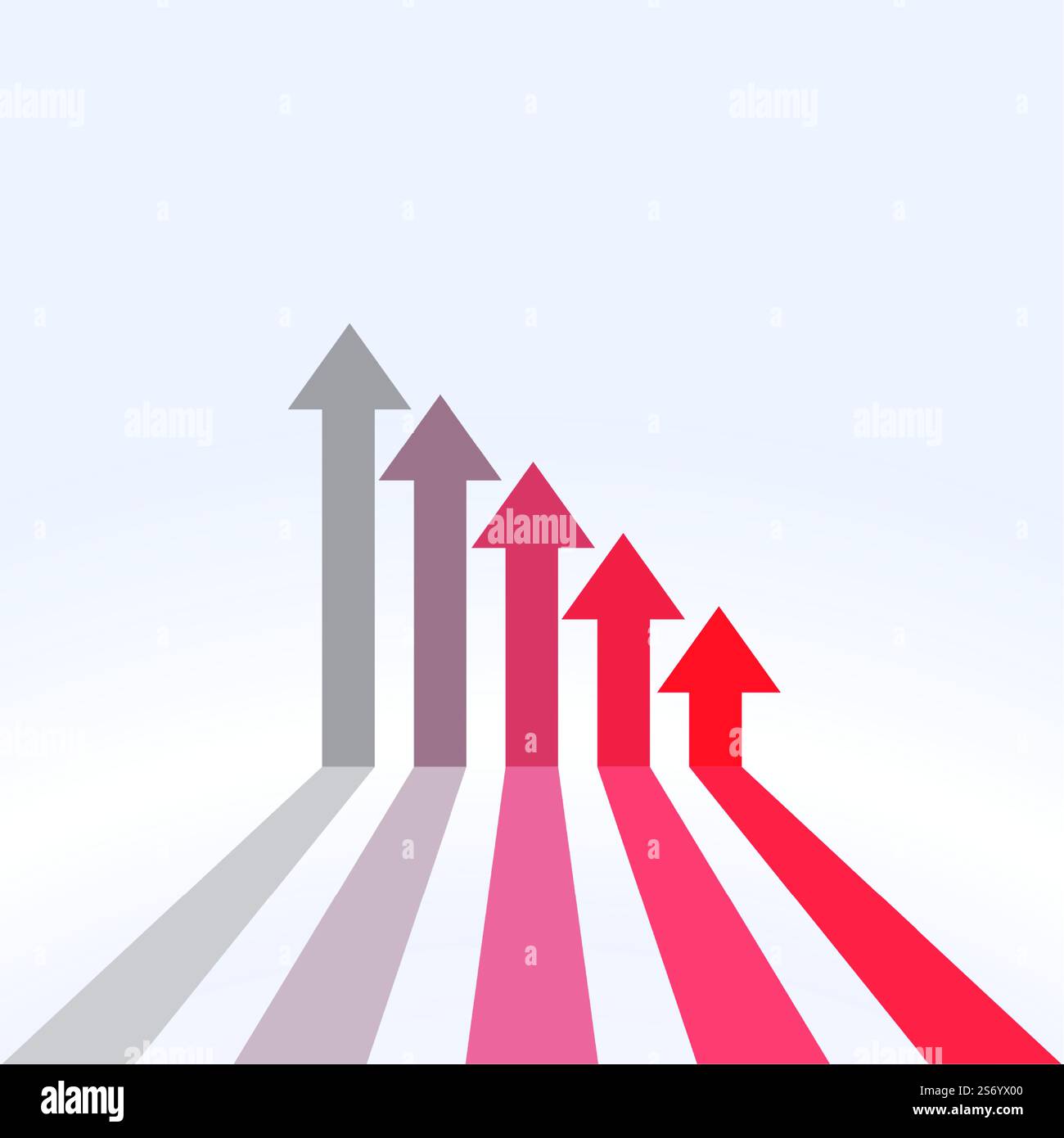 business downfall red arrow concept background Stock Vector Image & Art ...
